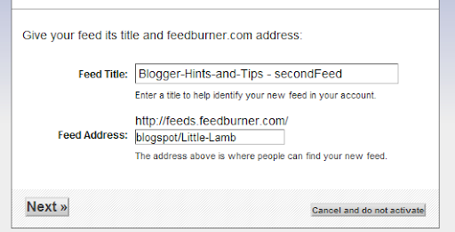 Getting started with Feedburner | Blogger-Hints-and-Tips